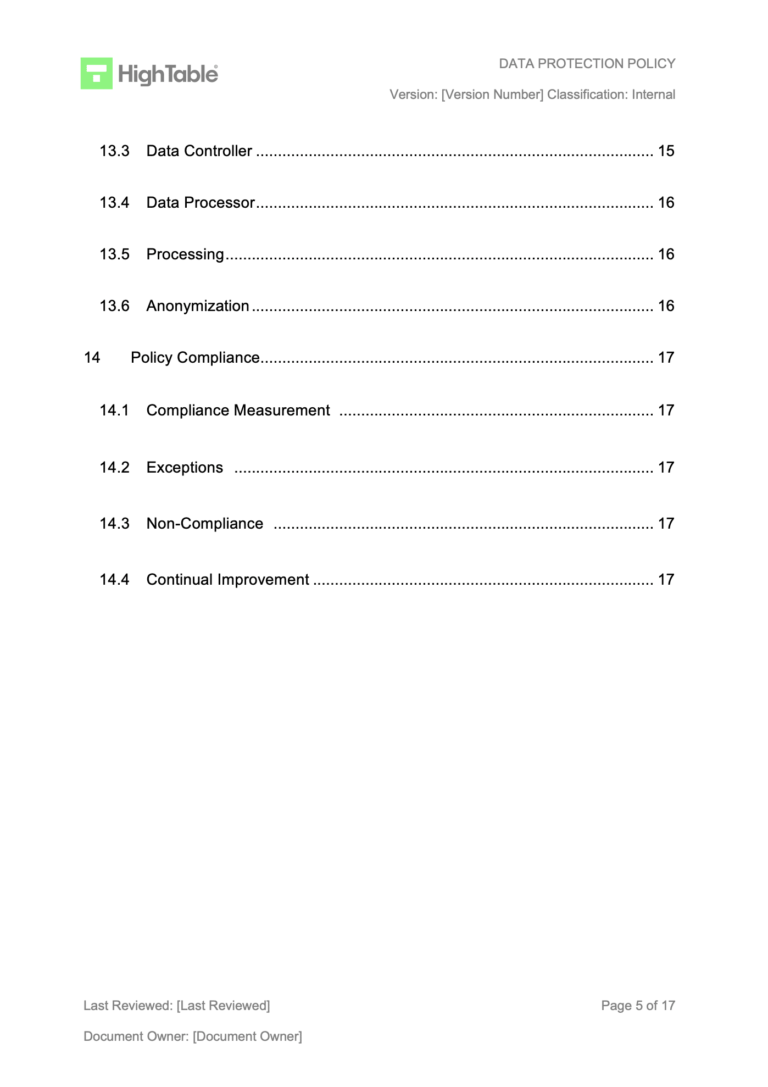 ISO 27001 Data Protection Policy: A Complete Guide + Template