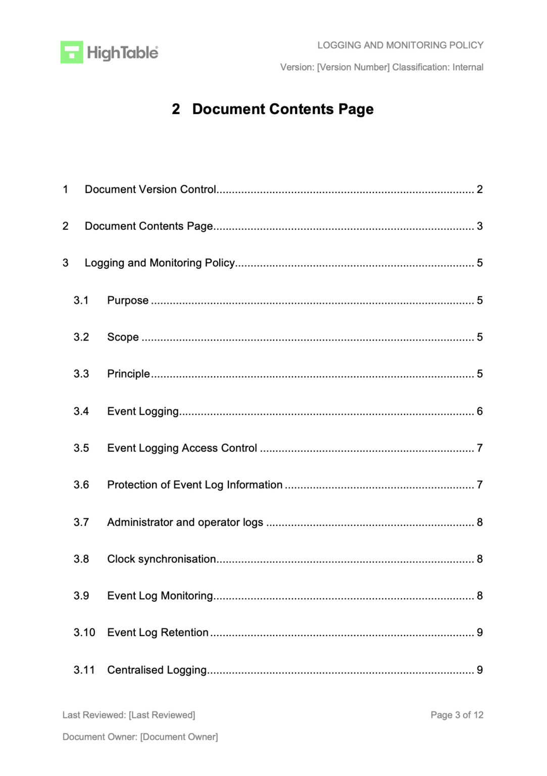 ISO 27001 Logging and Monitoring Policy: How to Write & Template
