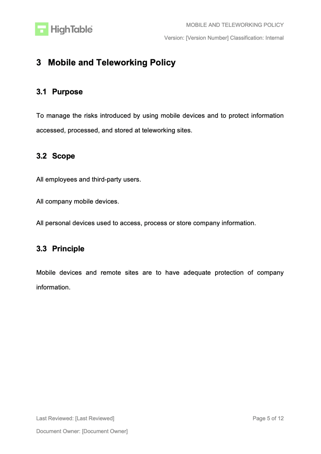 ISO 27001 Mobile and Remote Working Policy: A Complete Guide + Template