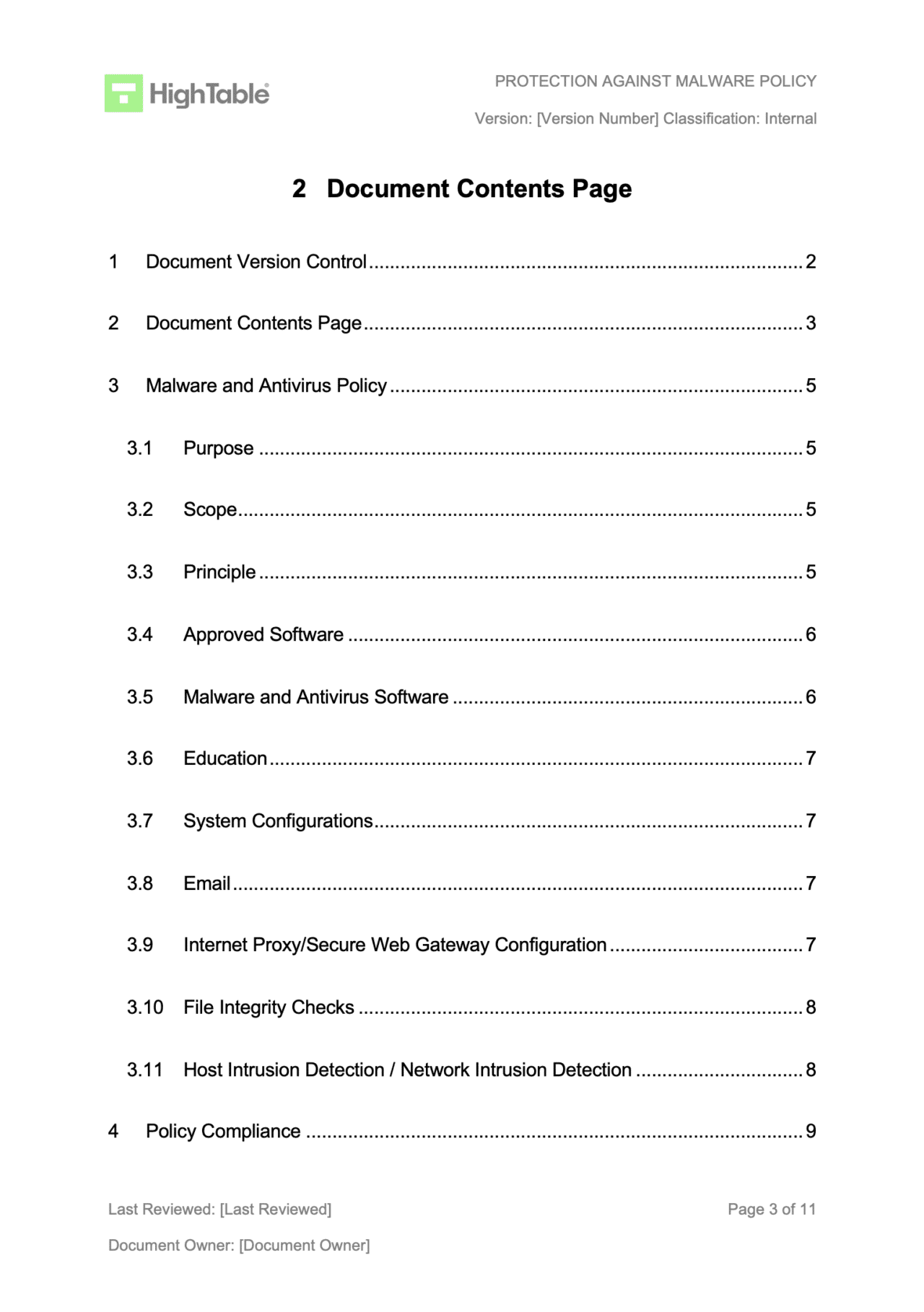 How to write an ISO 27001 Anti Malware Policy + Template
