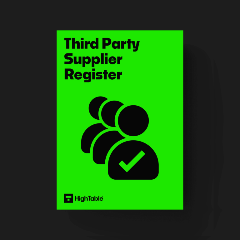 ISO 27001:2022 Supplier Register Template | Excel