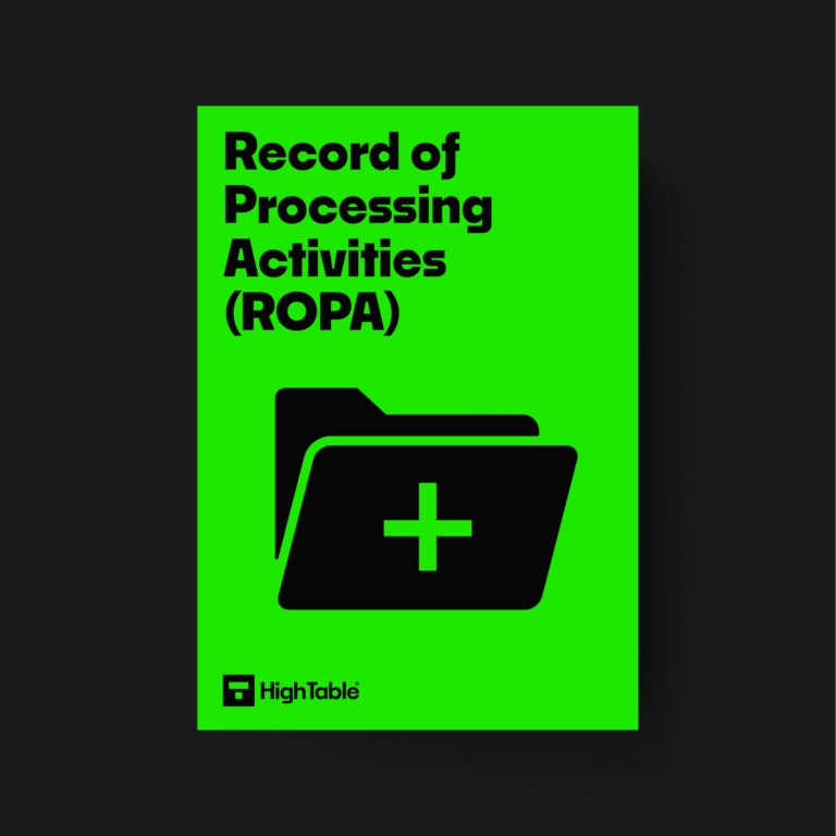 ISO 27001:2022 Record Of Processing Activities (ROPA) Template | Excel