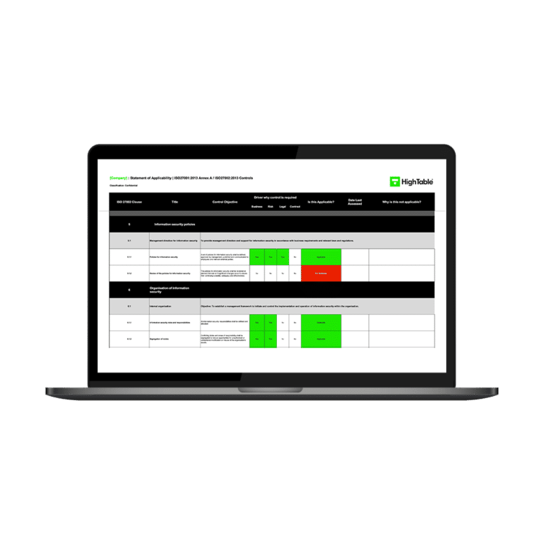 ISO 27001 Statement of Applicability Template - [Ultimate Edition]