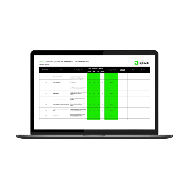 ISO 27001 Statement of Applicability Template - [Ultimate Edition]