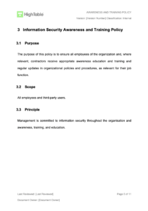 ISO 27001 Security Training and Awareness Policy: A Complete Guide ...