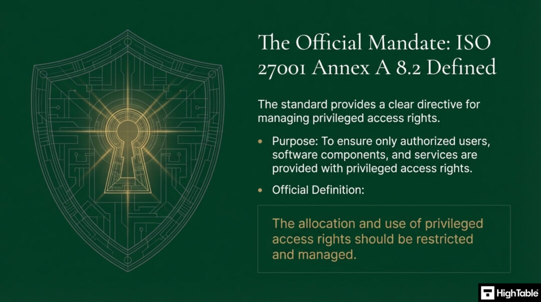ISO 27001 Annex A 8.2 Explained: Lead Auditor’s Guide