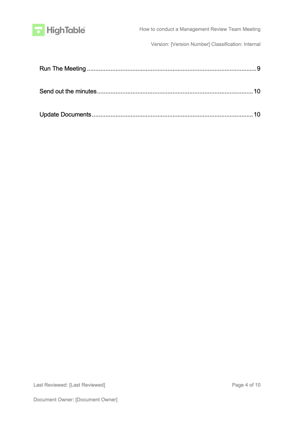 ISO 27001:2022 Management Review Template | Instant Download
