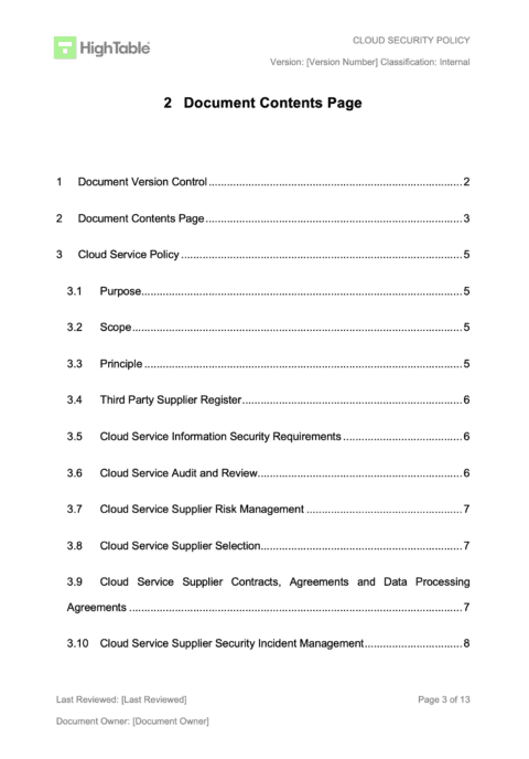 ISO 27001 Cloud Security Policy: A Complete Guide + Template