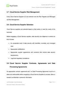 ISO 27001 Cloud Security Policy: A Complete Guide + Template