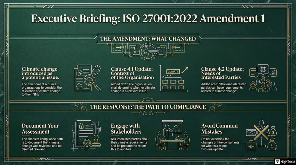ISO 27001:2022 Amendment 1 - Everything Need to Know
