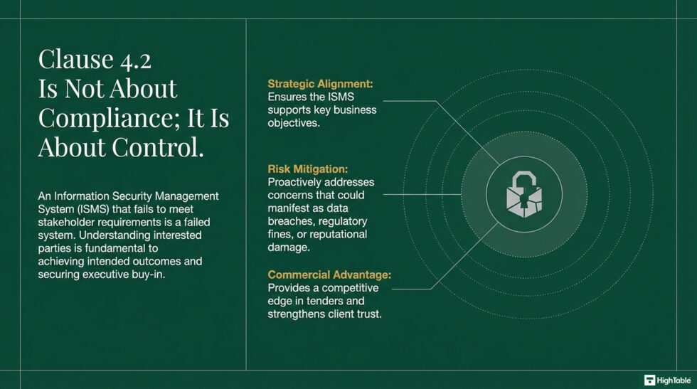 How to Implement ISO 27001 Clause 4.2 and Pass the Audit - High Table