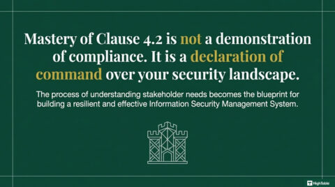 How to Implement ISO 27001 Clause 4.2 and Pass the Audit - High Table