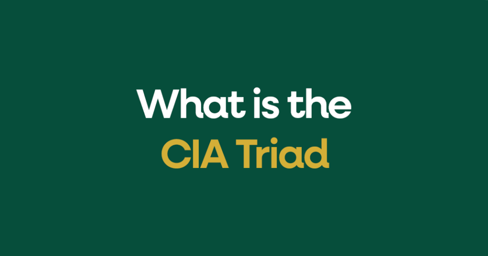 What is the CIA Triad?